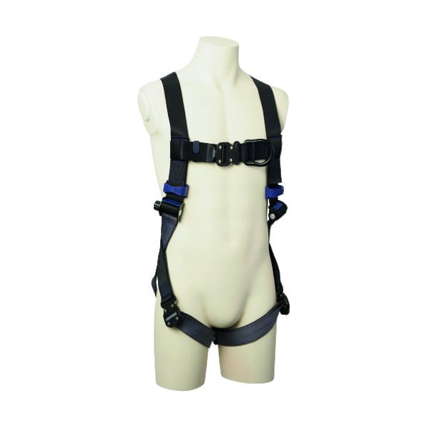 ●回転式ベルトアジャスターにより、素早くベルト長を調整できます。●ベルトの端を巻き取るため、余ったベルトが邪魔になりません。●墜落防止時に骨盤全体に荷重が分散する、快適かつ安全な設計です。●背中部のDリングにランヤードを接続して墜落防止対策...