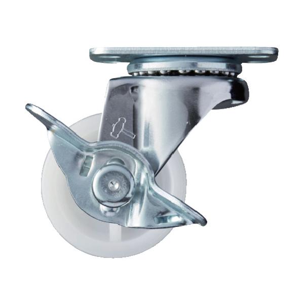 ●デザイン性と軽快さを要求される環境で幅広く使用されています。●屋内・外を問わずオールマイティーな軽量タイプです。＜仕様＞●プレート式●自在式(ストッパー付)●許容荷重(daN)：30●許容荷重(kgf)：30.6●車輪径D(mm)：40●...