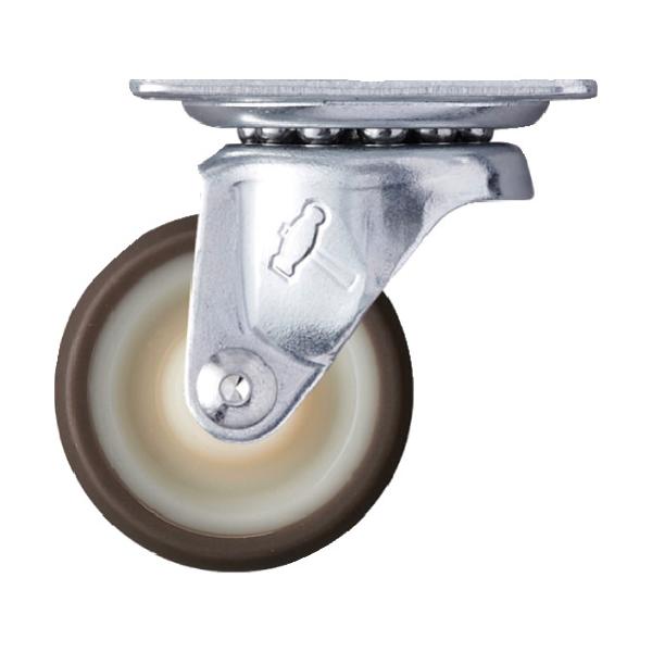 ●最も生産量が多く、様々な場所で使用されています。●RoHS適合品です。●屋内・外を問わずオールマイティーな軽量タイプです。＜仕様＞●プレート式●自在式●許容荷重(daN)：10●許容荷重(kgf)：10.2●車輪径D(mm)：25●車輪幅...