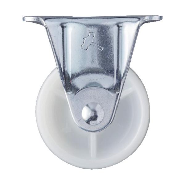 ●最も生産量が多く、様々な場所で使用されています。●RoHS適合品です。●屋内・外を問わずオールマイティーな軽量タイプです。＜仕様＞●プレート式●固定式●許容荷重(daN)：38●許容荷重(kgf)：38.76●車輪径D(mm)：50●車輪...