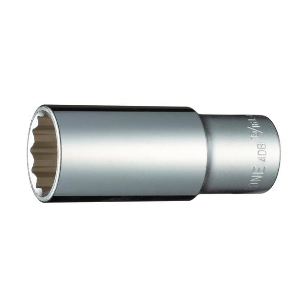 ●ボルトが突き出したナットを回すのに最適です。●深い箇所のナットにも最適です。●ボルト・ナットの締付け・緩め作業用。＜仕様＞●インチサイズ●差込角(mm)：12.7●全長(mm)：83●対辺形状：12角●対辺寸法(インチ)：15/16●構造...