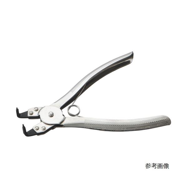●爪部は構造用合金鋼でリン酸マンガン皮膜処理を施し、優れた耐久性です。●グリップ部分はステンレス鋼製で軽量かつ、握りやすい設計です。＜仕様＞●ばね付●リング使用範囲(mm)：40〜100●爪先端径(mm)：2.5●全長(mm)：212●爪形...