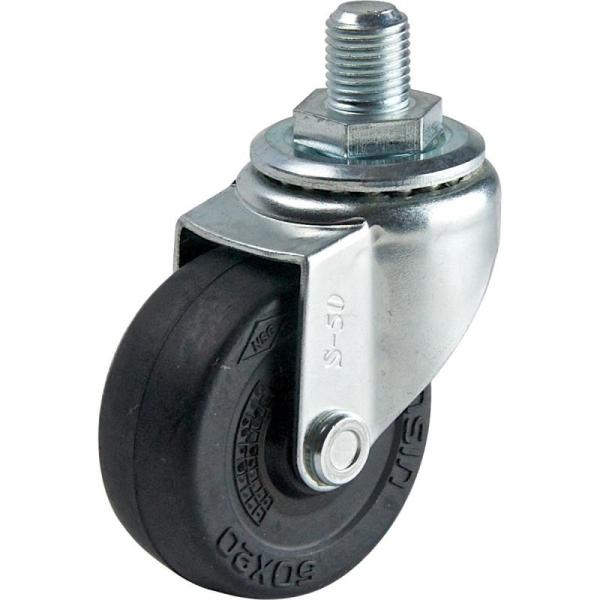 ●幅広いラインナップから用途に応じたキャスターをお選びいただけます。●あらゆる分野で調和するシンプルなデザインです。●家具、什器〜ワゴン、医療機器、重量のある各種機材まで取り付ける本体を選びません。●エラストマー車輪は落ち着きのあるグレーの...