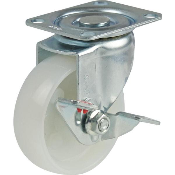 ●車輪径65mm〜150mmの自在金具は旋回部がダブルボールレース構造になっていますので、限界領域の負荷荷重下においても安定した旋回性能を長期間維持します。(TCM/KCMシリーズはシングルボールレース)●高反発弾性のゴム車輪は小さな力でス...