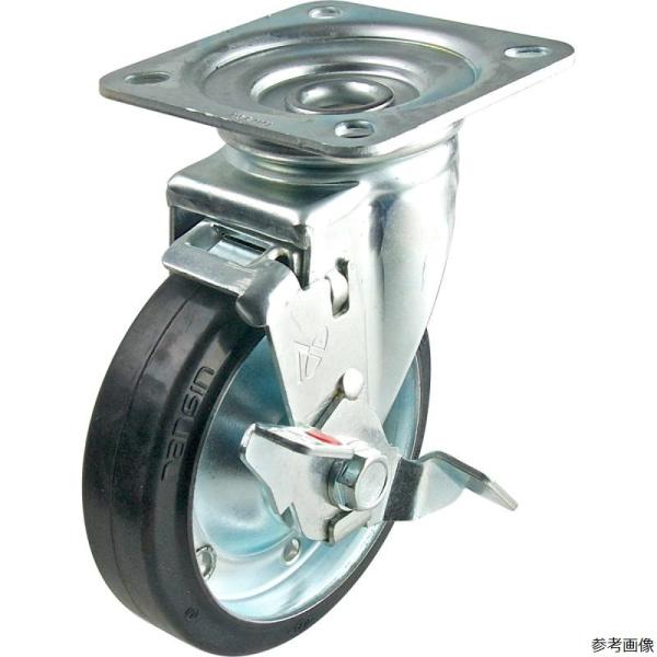 ●自在金具の旋回部はダブルボールレース構造になっていますので、限界領域の負荷荷重下においても安定した旋回性能を長時間維持します。●高反発弾性のゴム車輪は小さな力でスムーズに走行します。●産業用キャスターのJIS規格に準拠した中荷重用キャスタ...