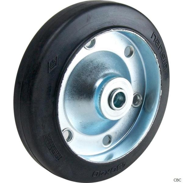 ●産業用キャスターの車輪です。●STM型はSKM型と取付高が同じですから併用できます。●ベアリング入り車輪＜仕様＞●車輪材質：ゴム●車輪径(mm)：125●車輪幅(mm)：38＜注意事項＞●車輪のみです。