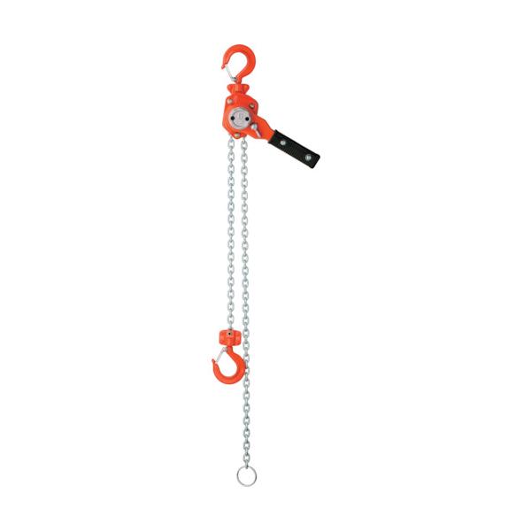 ●チェーンの早送りが簡単で、作業能率が上がります。●使いやすい操作ハンドルです。●強靭な特殊合金鋼のロードチェーンを使用しています。●荷締、巻上げ・巻下げ、固定、引張り・引寄せ作業などあらゆる作業に＜仕様＞●レバーホイスト　0.25ton●...