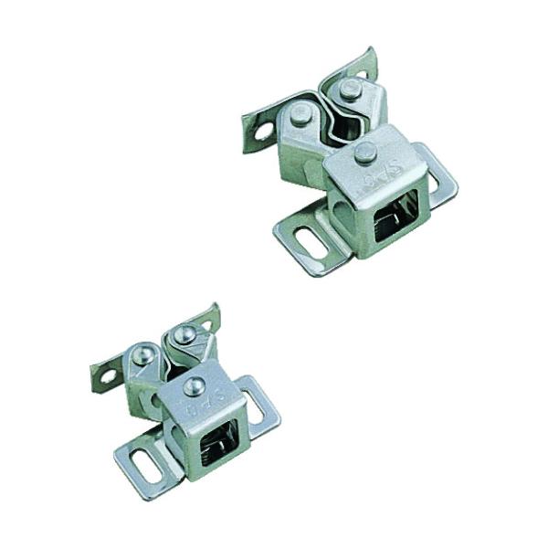 ●ローラー部はポリエチレン製で、抜き差しが楽です。●小型配分電盤、計測機械、キッチンキャビネットに。＜仕様＞●素地●取付方法：面付タイプ●全長(mm)：31.8●押込力(N/kgf)：1●引張力(N/kgf)：3.1●色：シルバー●本体、ア...