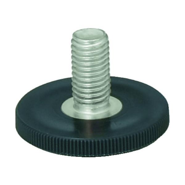 ●筐体のデザインを損なわない薄型です。●底部には回しやすいようにローレット加工を施しました。●取り付けに便利な十字穴付です。●計測機器・事務機器。＜仕様＞●薄型アジャスター/色：ダークグレー●許容荷重(kgf)：100●ねじ寸法：M8●ねじ...