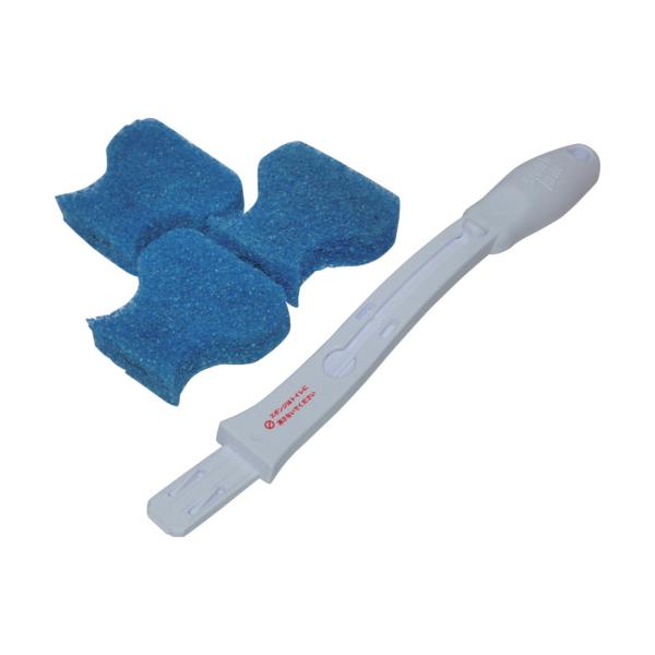 ●フチ裏までしっかり汚れを落とします。●親水化剤を配合し、防汚機能を高めました。●さらに除菌効果をプラスしました。●1回取り替え式の洗剤付スポンジが、トイレのフチ裏までズバッとかき取ります。●トイレ掃除に。＜仕様＞●取り換え式●色：ブルー●...