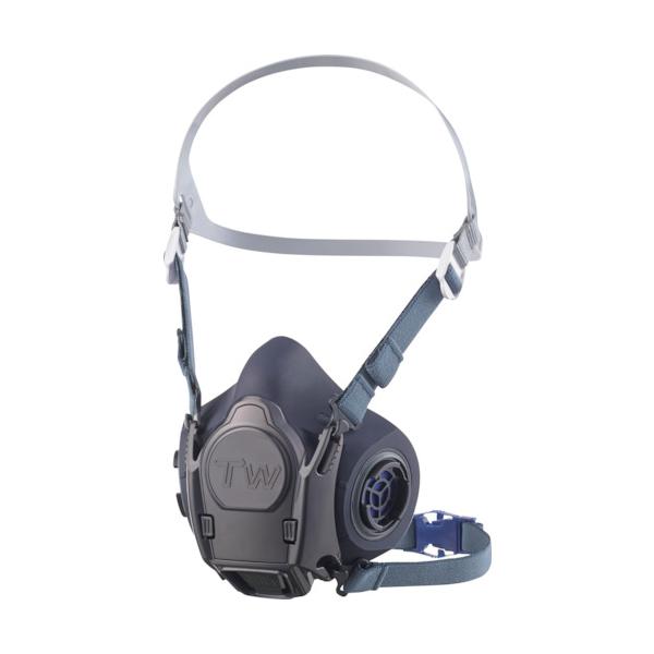 ●ひとつの面体で防じん・防毒の両方に対応可能（防じん・防毒の両方の国家検定に合格）です。●フィルタ・吸収缶は、印を合わせ右に60°ひねるだけで確実に取付けられます。●4点支持2本式しめひもで、安定した装着感があります。●TWシリーズ　TW0...