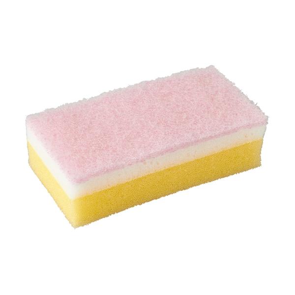 ●泡立てやすいやわらかさのスポンジです。●コゲつき汚れもしっかり落とします。●お弁当箱やプラスチック容器の洗いに。フッ素加工のフライパン、鍋やグラス、食器などキズをつけずに色々使えます。＜仕様＞●色：ピンク●縦(mm)：118●横(mm)：...