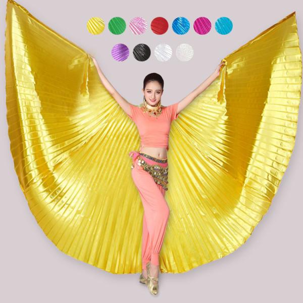 【送料】：送料無料！*沖縄：送料1,500円【商品内容】：ベリーダンス用翼【材質】：ポリエステルなど【サイズ】：丈約145cm【注意事項】●お品物の色合いは、写真撮影 パソコン画面表示等の環境の違いにより、若干異なる場合がございますので予め...