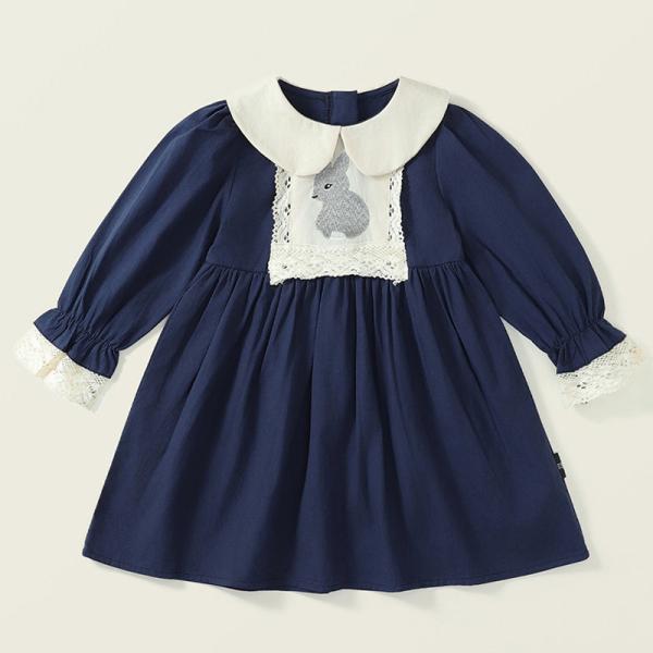 【送料】：送料無料！*沖縄：送料1,800円【商品内容】：ワンピース【材質】：ボリエステル、コットン【サイズ】：90cm：丈50.5cm　バスト29.5cm　袖丈32.2cm100cm：丈54cm　バスト31cm　袖丈36cm110cm：丈...