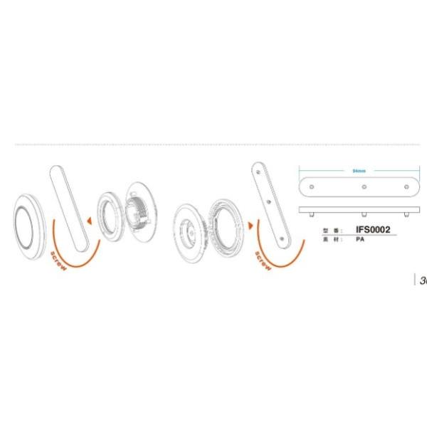 ■メーカー：　FIDLOCK フェデロック■素材：　PA■種類：　スナップ用治具■色：　黒