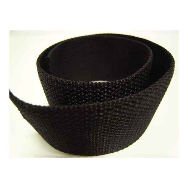 ■名称：PPベルト■素材：ポロプロピレン100％■色：col.19ブラック■巾：50mm巾■厚さ：1.6mm ■1巻きの長さ：50m※50cm以上50cm単位での販売です。50cm以上の販売は合計cm分はカットせずに1本でのお届けになります...