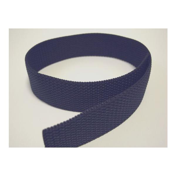 ■名称：PPベルト■素材：ポロプロピレン100％■色：col.16ネイビーブルー■巾：38mm巾■厚さ：1.6mm ■1巻きの長さ：50m※50cm以上50cm単位での販売です。50cm以上の販売は合計cm分はカットせずに1本でのお届けにな...