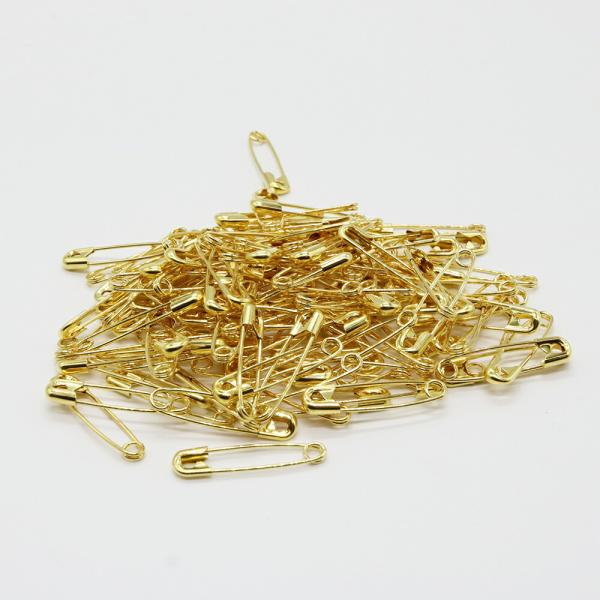 安心信頼のMARZEN製スナッピン。生地を傷めにくい針先になっております。錆びにくいメッキ加工です。＜仕様＞サイズ：全長24mm　線径0.7mmカラー：キリンス仕上げ入数：20本入り