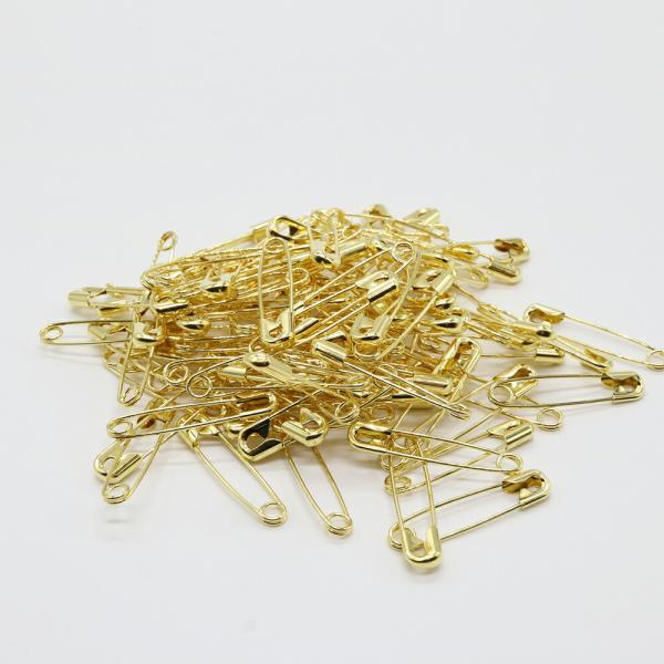 安心信頼のMARZEN製スナッピン。生地を傷めにくい針先になっております。錆びにくいメッキ加工です。＜仕様＞サイズ：全長27mm　線径0.7mmカラー：キリンス仕上げ入数：20本入り