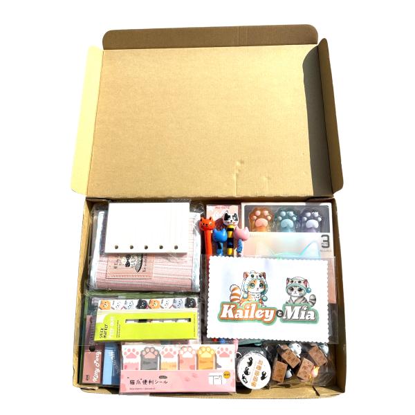 猫好きの方にぴったりな、かわいい猫デザイン文房具16種の豪華詰め合わせセットです詰め合わせ内容（16種）猫の足型 蛍光ペン 0.7mm 6ピース ×1セット猫クリップ 8個入り ×1セット猫イラストしおり 30枚入り ×1セット猫イラストノ...