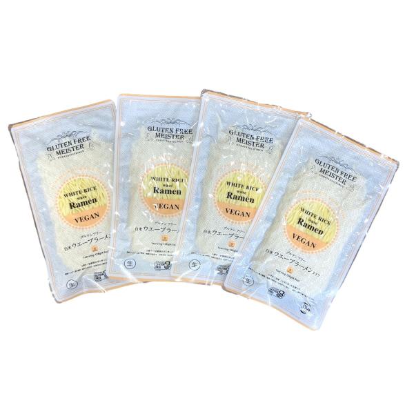 国内産（愛知県産）の米粉を使用して作ったグルテンフリーラーメンです。ツルツルした食感でのど越しの良いラーメンです。＜おいしい食べ方＞(1)多めの沸騰したお湯に、めんを入れてください。(2)ラーメンの茹で時間は約３分が目安です。(3)めんが茹...