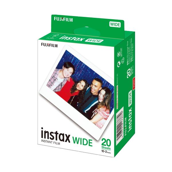 富士フイルム(フジフィルム) インスタントカメラ インスタックス ワイド(instax wide) 用フィルム インスタックスフィルム（ワイドカメラ用） 10枚撮り 2本パック