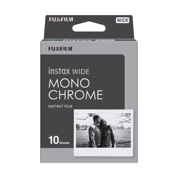 富士フイルムインスタント白黒フィルムINSTAX WIDE MONOCHROME WW 1インスタックスワイドカメラ用モノクロフィルム■1パック（10枚入り）■フィルムサイズ：86×108mm■画面サイズ：62×99mm対応機種インスタック...