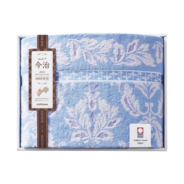 タオルの産地今治で作ったタオルケットです。シンプルで品のある柄で、どんなベッドルームにもマッチします。■140×190cmタオルケット1枚・綿100%・［日本製］■箱サイズ:44×34×8cm【用途】引出物 結婚祝 出産祝 仏事 快気 新築...