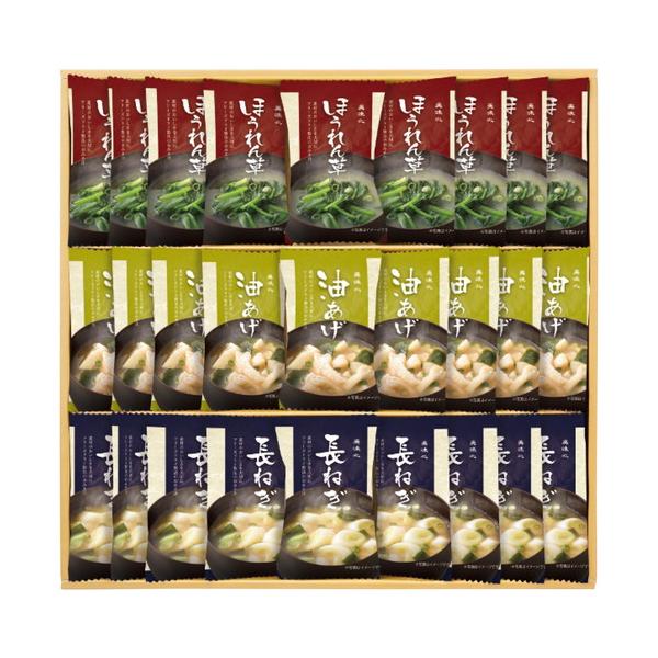 お湯を注ぐだけで、本格的な味わい。信州の米味噌、鰹と昆布の旨みたっぷりの合わせだしを使用したフリーズドライ味噌汁は、常温で長期保存も可能です。■フリーズドライ味噌汁(油あげ7.2g・ほうれん草6.2g・長ねぎ6.3g各9個)■箱サイズ:37...