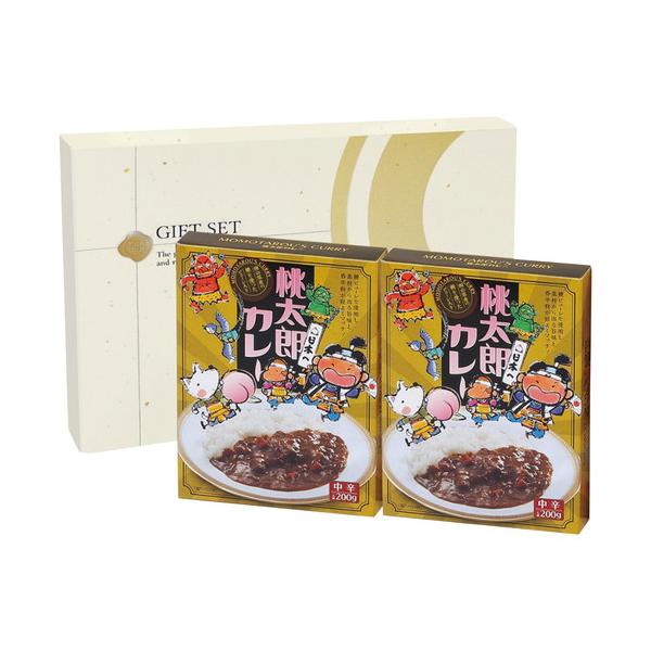 じっくりと煮込んだ玉葱、人参、りんごから出る旨みと香辛料が程よくマッチ。さらに岡山県産の桃の上品な甘さが隠し味となり、カレーの辛さの中にコクと旨みが広がり、ひとくち食べればやみつきです。■ビーフカレー(中辛)200g×2箱■箱サイズ:26....