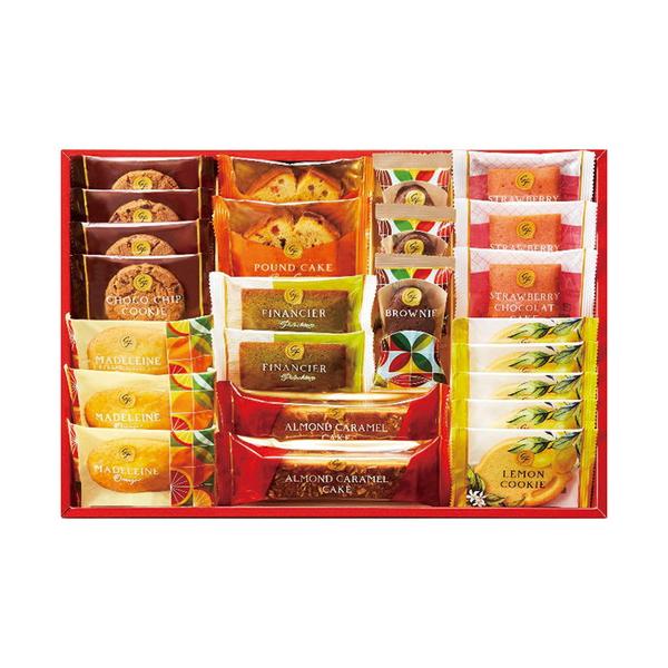 様々な美味しさを詰め合わせた、選んで楽しいバラエティー豊かなスイーツギフト。こだわり抜いた8種の味わいをお愉しみください。■オレンジマドレーヌ・ブラウニー各3個・ケーキ(ストロベリーショコラ3個・ブラウンシュガーパウンド・アーモンドキャラメ...