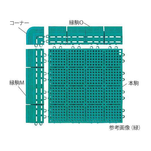 抗菌防カビ・静電気防止加工を施した、クッション性の高い水切りマットです。素材が柔らかいため丸めることが可能で、掃除の時も簡単にできます。タイプ：本駒色：緑材質：PVC（ポリ塩化ビニル）サイズ：300×300×14mm重量：450g防炎性能登...