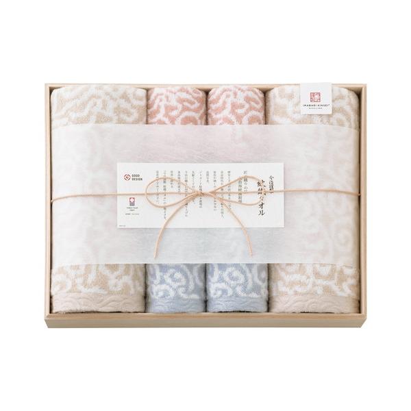 今治謹製■バスタオル(約600×1100mm)・フェイスタオル(約335×750mm)・ウォッシュタオル(約335×310mm)×各2■材質:綿100%■箱サイズ:約300×400×100mm【用途】引出物 結婚祝 出産祝 仏事 快気 新築...