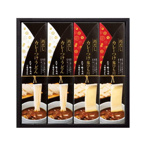 群馬のご当地幅広麺 鬼ひも川うどんとモチモチ食感の花山うどんを、かつおだしと鶏だしが香る純和風カレーつゆでお召し上がり下さい。■カレーつけうどん(うどん:90g・カレーつゆ:180g)・カレーつけ鬼ひも川(鬼ひも川:90g・カレーつゆ:18...