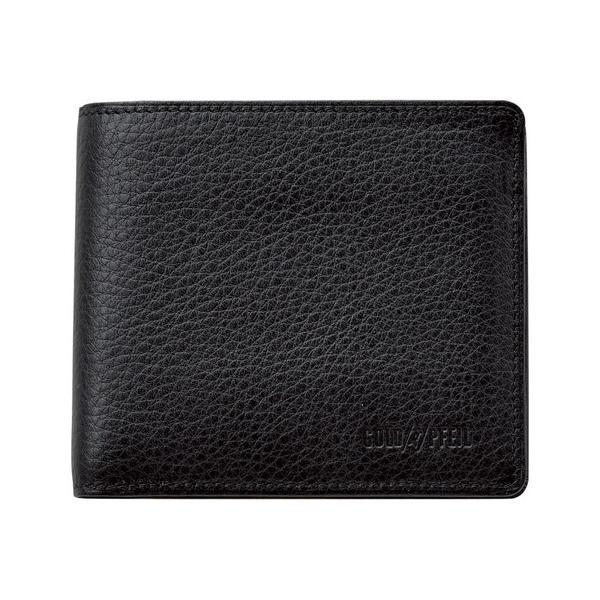 手触りの良いソフトな牛革を使用し、内作りにワインカラーの革を用いて、おしゃれな感覚に仕上げました。・札入×2・カード入×8・ポケット×3・ホック式小銭入×1(中×2)■本体(約97×112×28mm)×1■材質:牛革■箱サイズ:約104×1...