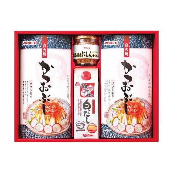 バラエティに詰合せした調味料ギフトセットです。■直火焼ソフトパック(2.5g×7袋)×2、鰹節屋の白だし500ml・北海道産にしんほぐし50g×各1■箱サイズ:36.3×27.7×8【用途】引出物 結婚祝 出産祝 仏事 快気 新築 記念 贈...