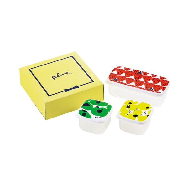 フルーツ&amp;フラワー模様で女性に好まれます。蓋付だから冷蔵庫内でも積み重ねて保存しやすい容器です。蓋を外せば本体は電子レンジにかけられます。本体は半透明なので保存した内容が分かりやすく管理しやすい!■正角型68×68×46mm(130...