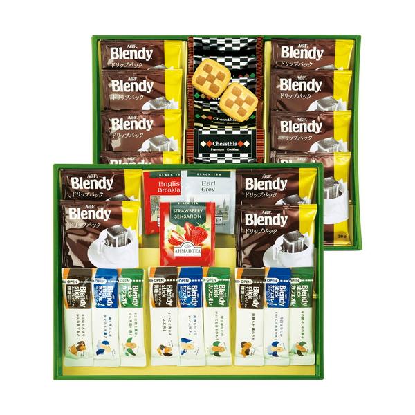 心安らぐ時間においしい洋菓子を添えて。■チェスティアクッキー×12・AGFブレンディコーヒー(ドリップ式)7g×12・紅茶(アールグレイ・ブレックファースト・ストロベリー)各2g・AGFブレンディスティック(エスプレッソオレ5.8g・カフェ...