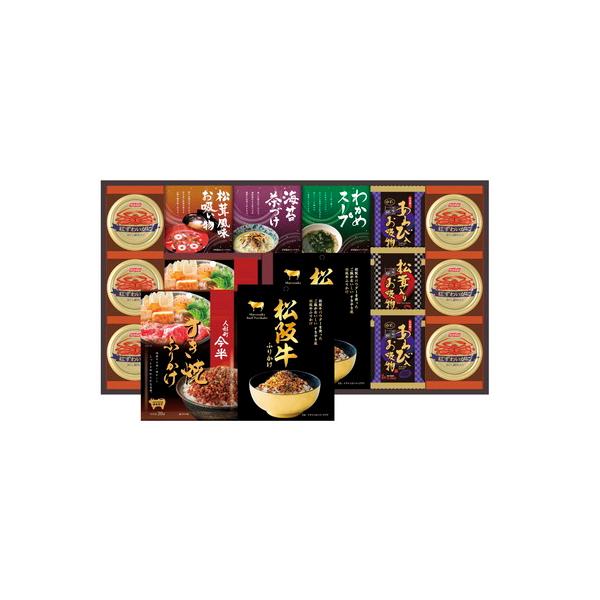 人形町今半の「すき焼きふりかけ」、松阪牛パウダーを使った「すき焼き風松阪牛ふりかけ」に高級素材使用のフリーズドライやお吸い物等をギッシリ詰め合わせました。■(人形町今半すき焼きふりかけ30g・松阪牛ふりかけ30g)各2・紅ずわいがにほぐし身...