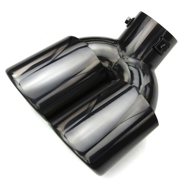 商品仕様：■状態：新品  未使用■材質：ステンレス製■サイズ：写真参考※約36mm〜51mmのマフラーに取付可能です。※所有車マフラーの径が大きく固定できまい場合は溶接して固定して下さい。■商品内容：マフラーカッター×1脱落防止ワイヤー　X1