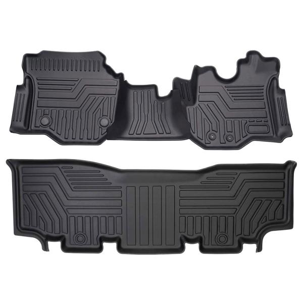 商品仕様：■材質：TPE■商品内容：1列目フロアマット×3PCS 、2列目フロアマット×1PCS