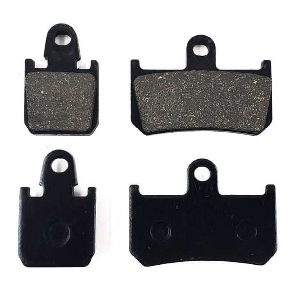 商品仕様：■新品(未使用)、（1キャリパー2セット計4枚）出品となります。 ※車種により１キャリパー４枚必要の場合があり、左右形状異なるので、ご確認の上ご購入してください。■ブレーキパッドのサイズは（全長X幅X厚み）61.85 x 44.2...