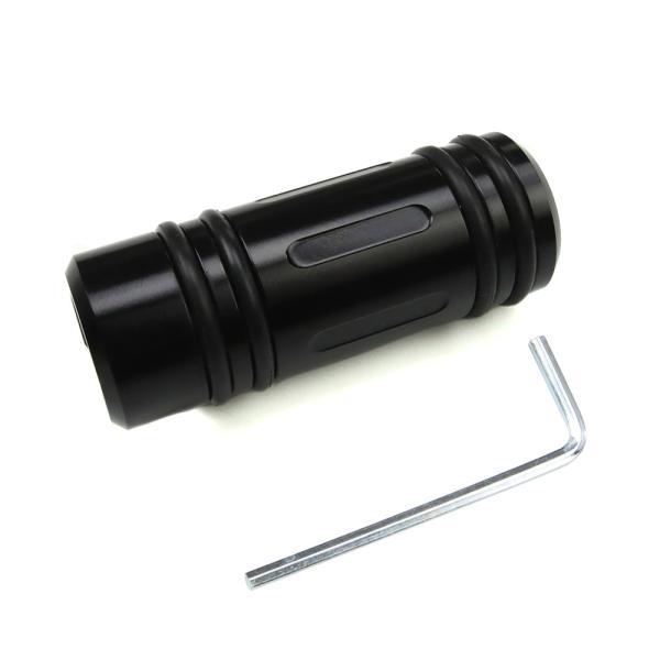 商品仕様：■状態：新品・未使用■内容物：　・センタースタンドエクステンション ×1　・取付用六角ボルト　・六角レンチ■カラー：ブラック■素材：アルミ合金（削り出し）■仕様：締め付け固定タイプ