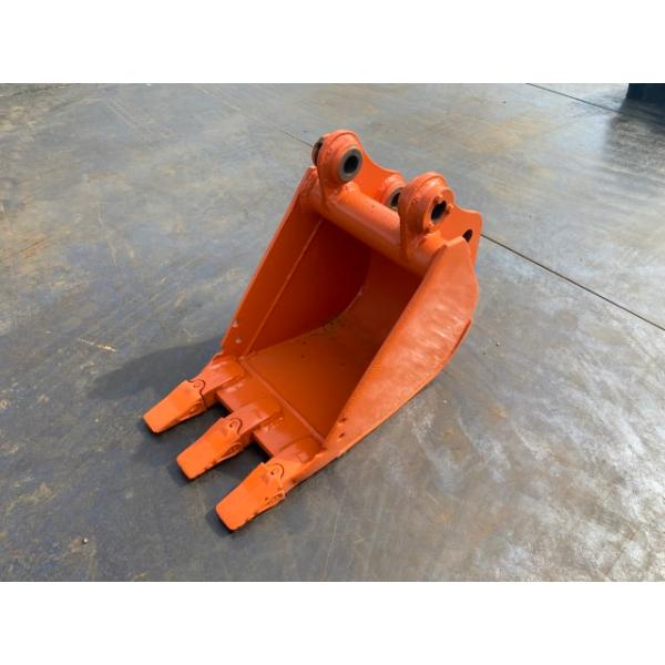 標準バケット2tクラス(0.04〜0.07m3)フック付きピン径：φ35mmアーム先端幅：140mmバケット幅：350mmZX20URに使用