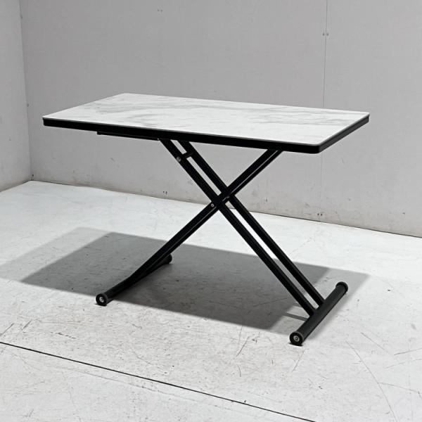 ■管理番号：3300000123847■型番：グラナダ■外形寸法：W1100 x D600x H750mm■重量：40kg■サイズ備考：高さ：380〜750ｍｍ■規格・仕様：カラー：シャインホワイト耐重量：40kg■詳細備考：天板に目立った...