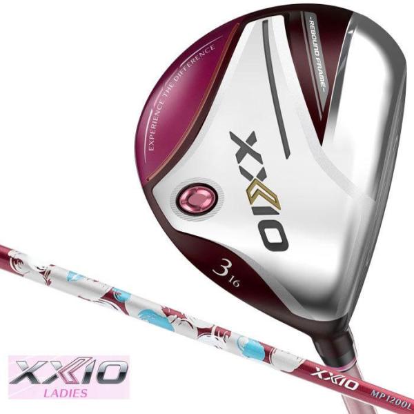 「ActivWing」と「REBOUND FRAME」を搭載した、女性専用設計。やさしく振れて大きな飛距離を実現。ゼクシオ レディス フェアウェイウッド。メーカー保証書、ヘッドカバー付き