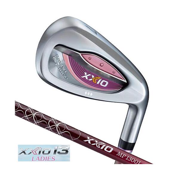 チタンフェースの４ピース複合構造による徹底した低重心設計とアイアン版「REBOUND FRAME」が高く伸びる弾道でやさしく大きく飛ばせるゼクシオ 13 レディス アイアン。高弾道で大きく飛ばす！低重心 4ピース チタンフェース設計×芯を広...