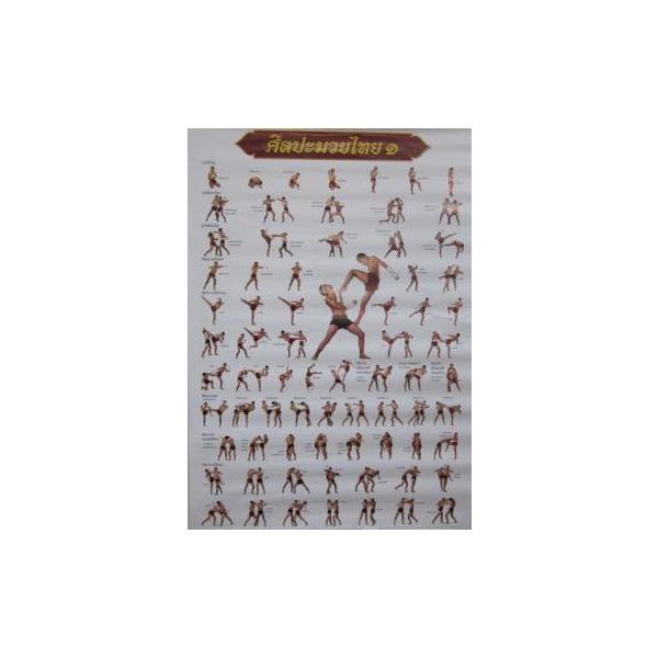 ムエタイ　技一覧　ポスター　3枚1セット　激レア！　3種各1枚セット！ 【3枚セット】　ムエタイ　技一覧　ポスター　(ワイクルーンから掛け技まで) ＊大変お待たせしました限定入荷品！大人気の技のポスターです。ジムや道場に、自宅のインテリアに...