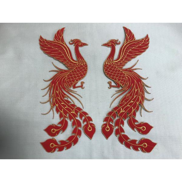 ロゴマークワッペン糊付　アップリケーションロゴマークワッペン糊付！オリジナルデザインのパーツとなります！他のジムワッペンなど合縫いしても良し！男女問わず共用アイテムです！＊セットの場合は左右お求めください。サイズ縦32cmX横14cm   ...