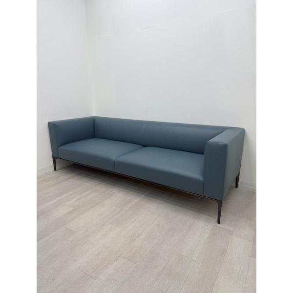 ■管理番号：3300000091757■メーカー：Walter Knoll（ウォルター・ノル）■型番：781-30■カラー：ブルー /【背座】ブルー系【脚】ブラック■シリーズ：Jaan 781 Sofa(ジャアン 781 ソファ)シリーズし...